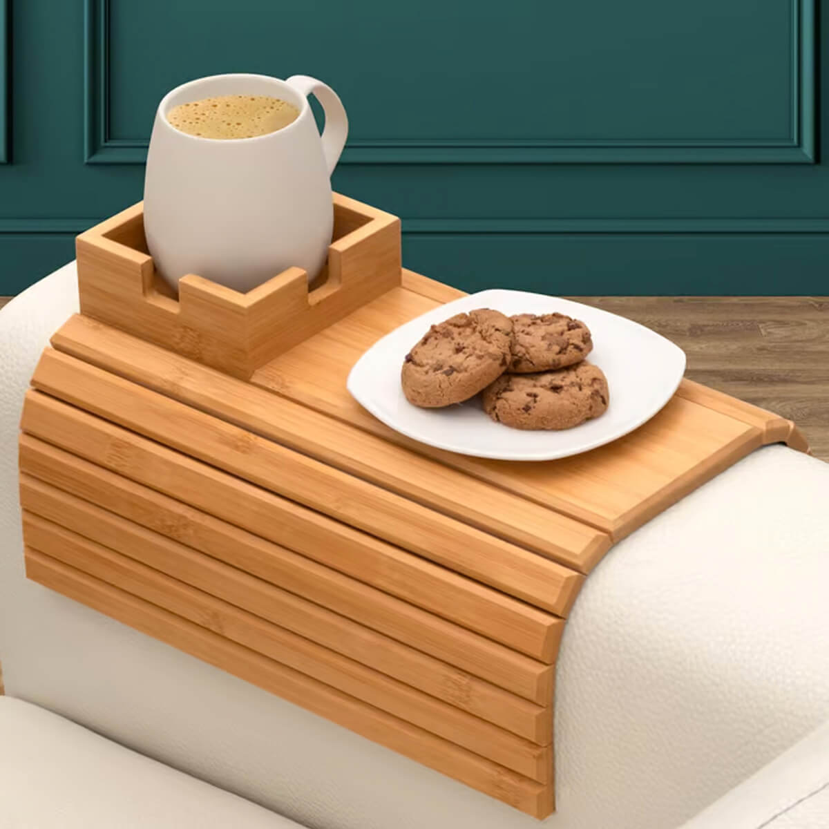 Bamboe Bank Koffiebekerhouder - NLGets